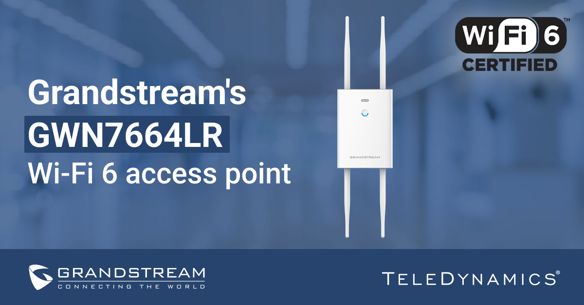 Grandstream’s GWN7664LR high-performance Wi-Fi 6 access point