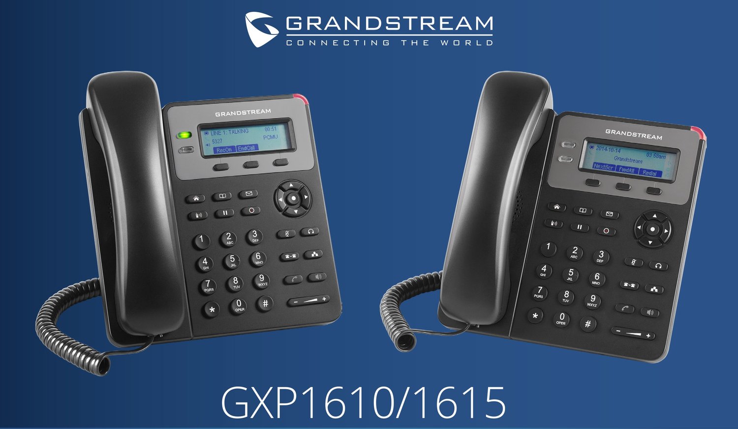 Grandstream’s GXP1610 and GXP1615: Big feature set, small price tag