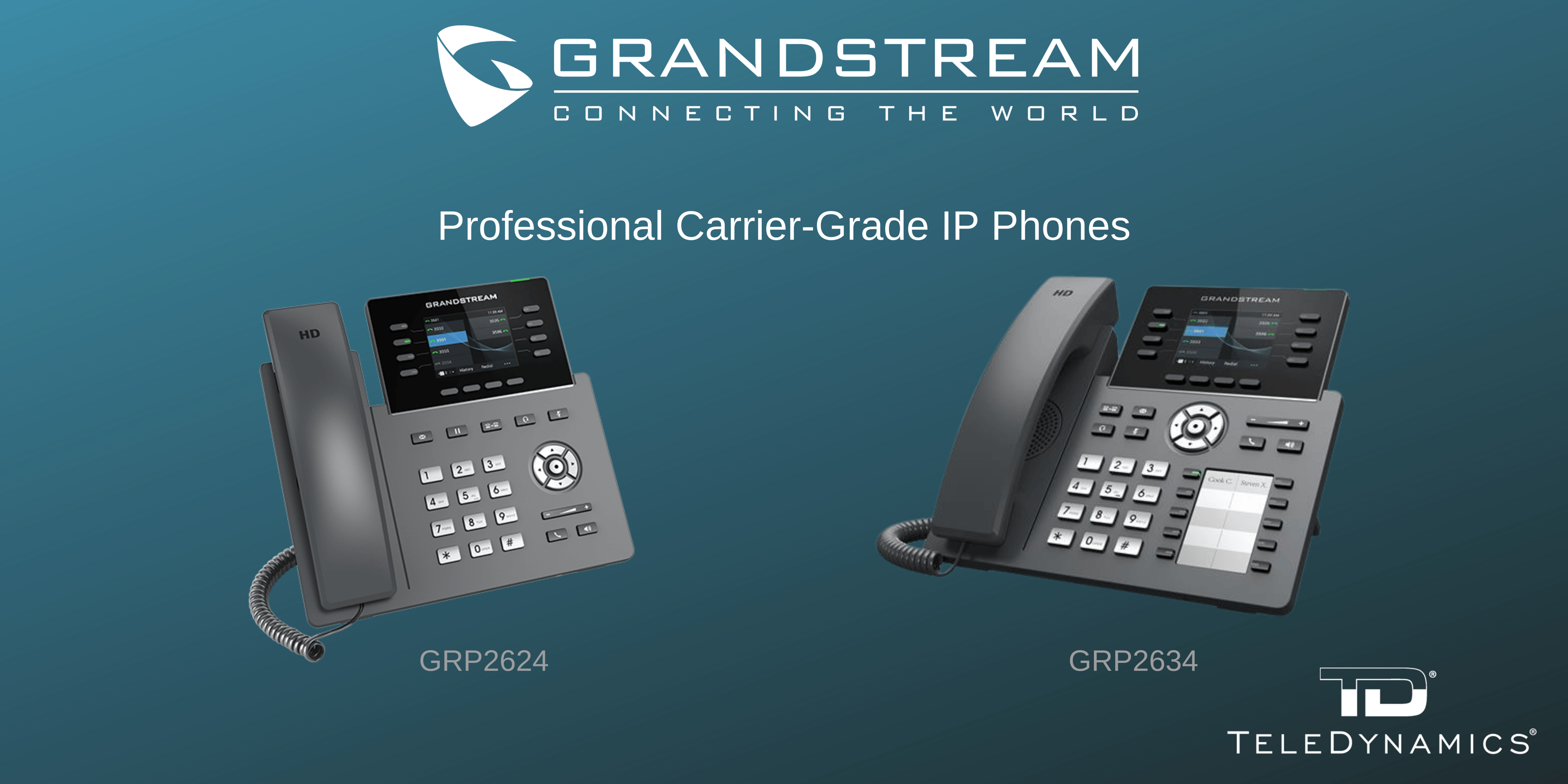 Grandstream's newest GRP carrier-grade IP phones