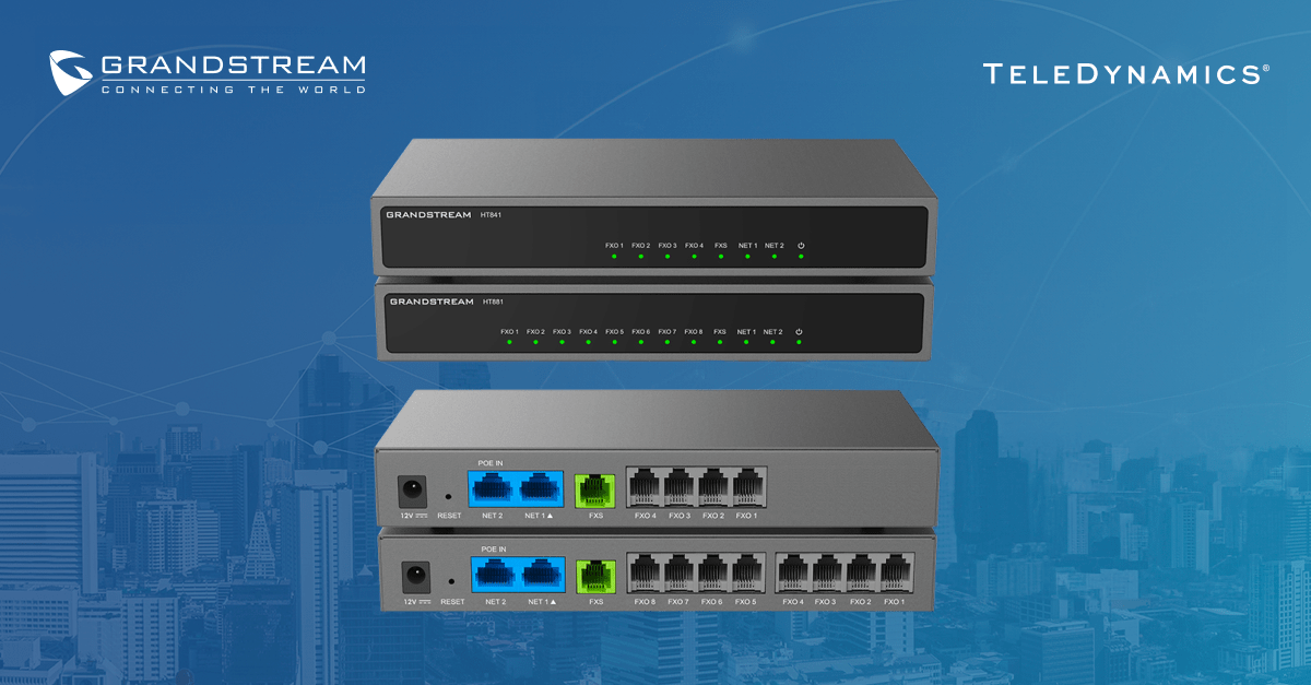 Review of Grandstream HT841 and HT881 analog FXO gateways