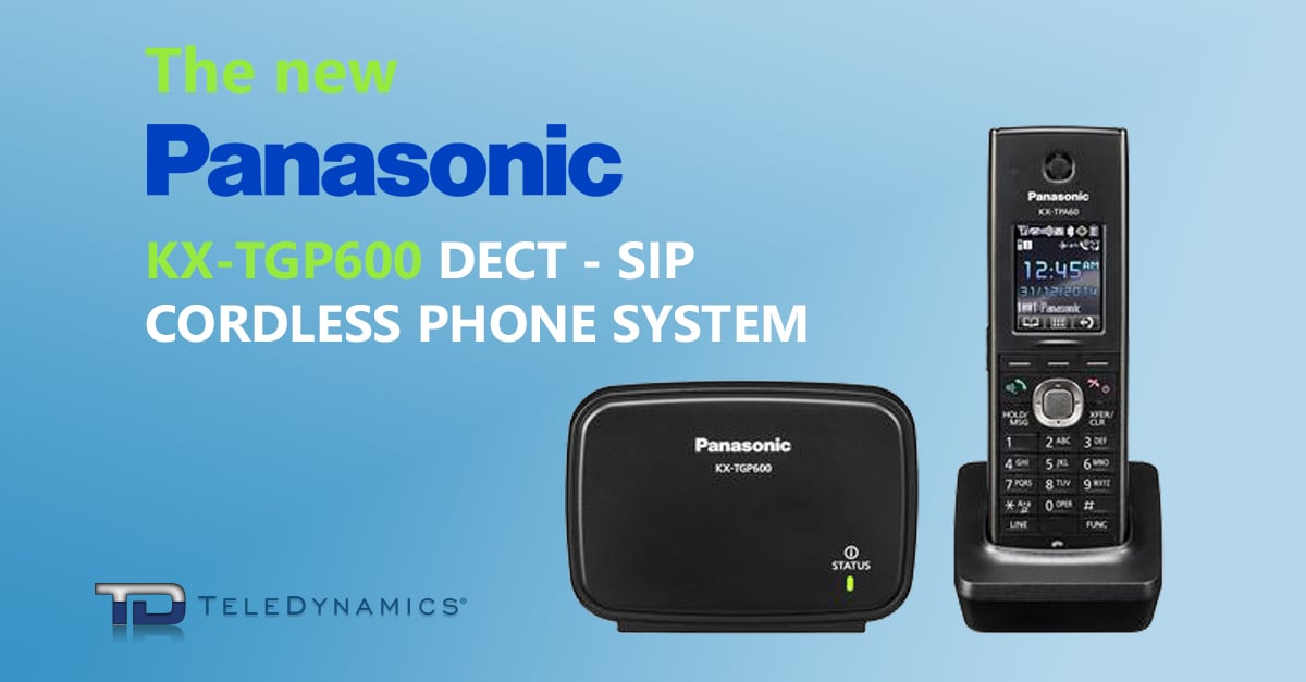 What’s impressive about Panasonic’s KX-TGP600 SIP-DECT phone system