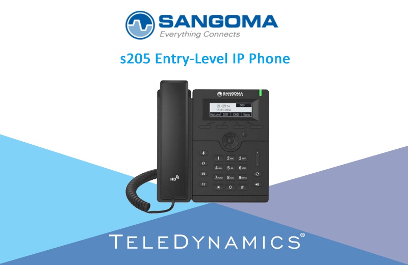 Sangoma's entry-level s205 IP phone
