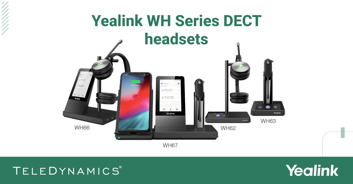Yealink WH series DECT headsets