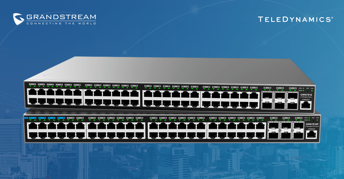 Grandstream GWN7816P layer 3 managed network switches