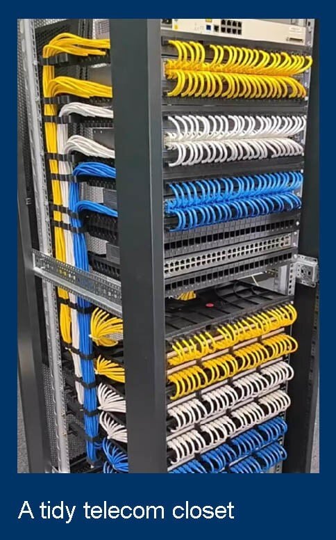 Data center and telecom closet cabling best practices