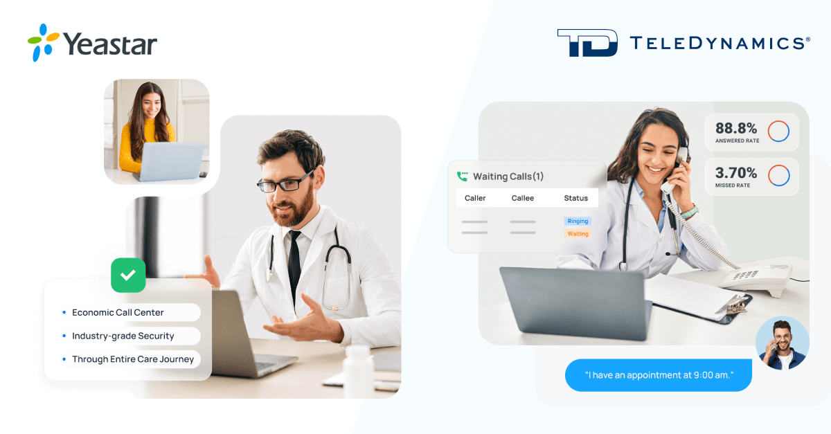 Yeastar communications solutions for the healthcare industry